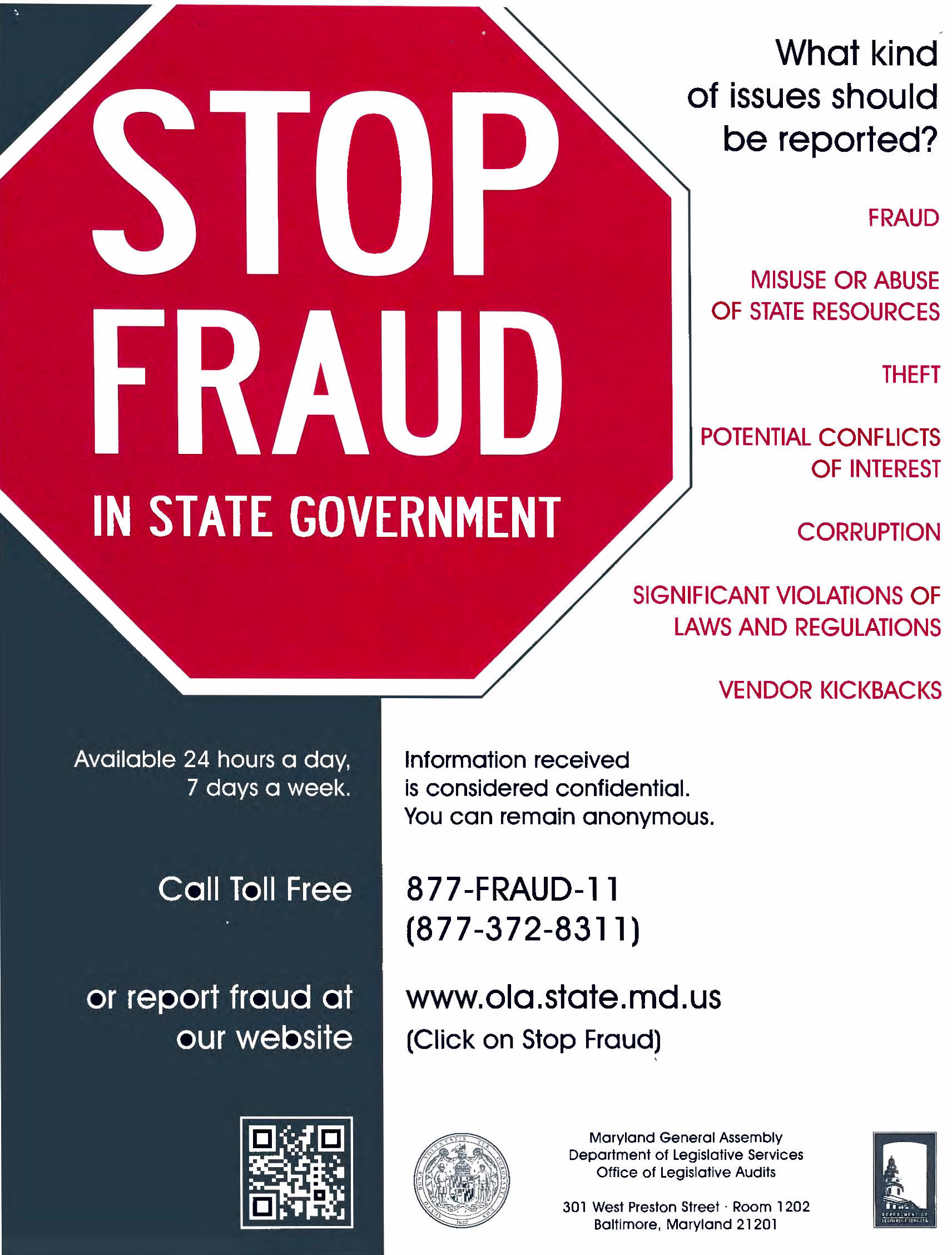 Reporting Fraud – Management Advisory Services - UMBC